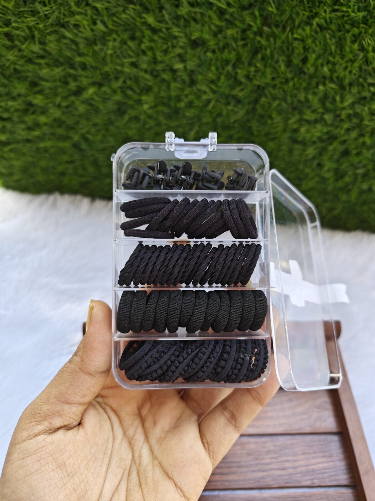 Black Rubber Bands Box – SPB Elegant