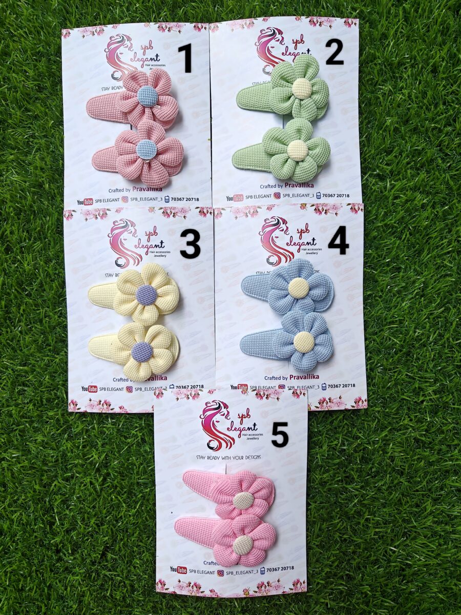 Flower Tic Tac Clips – SPB Elegant