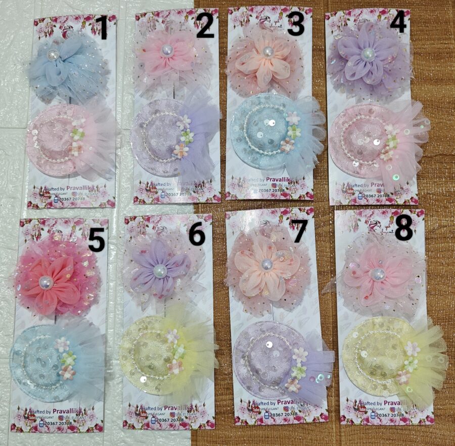 Flower Alligator Clips – SPB Elegant