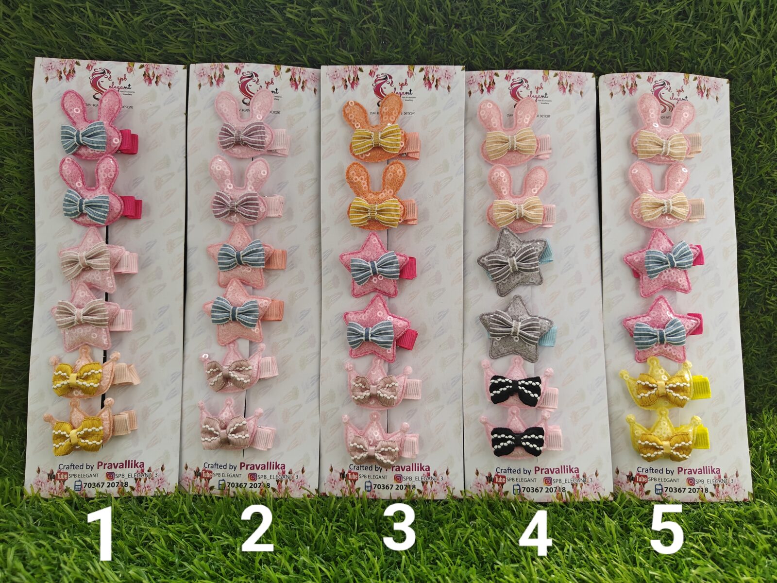 Alligator Clips (Full Sheet /Card) – SPB Elegant