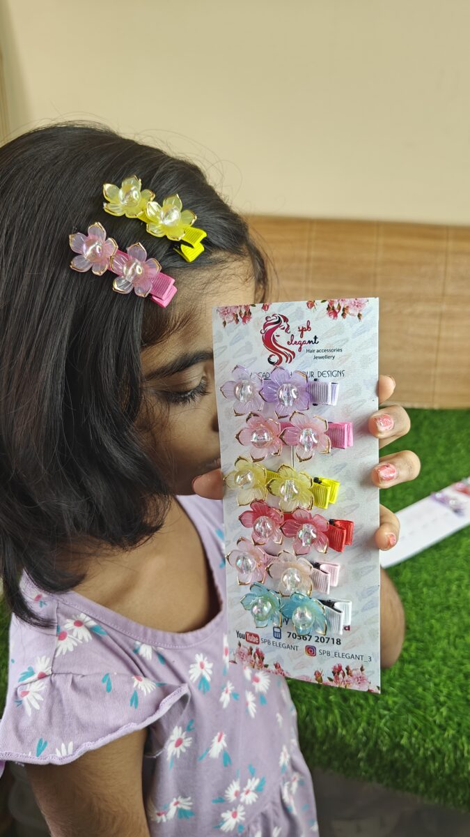 Flower Alligator Clips – SPB Elegant