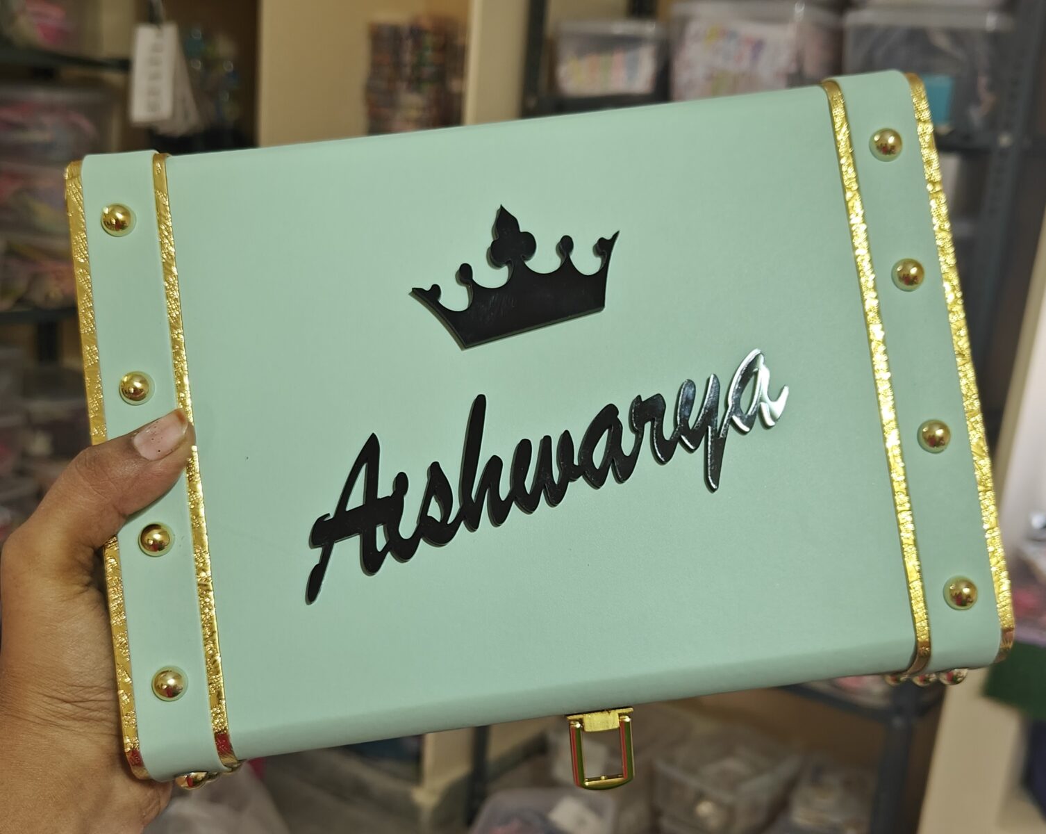 Customized Box (Mint Green Color) – SPB Elegant